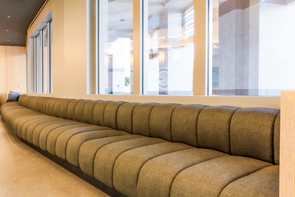 Commercial millwork at HGGC - Elements Manufacturing