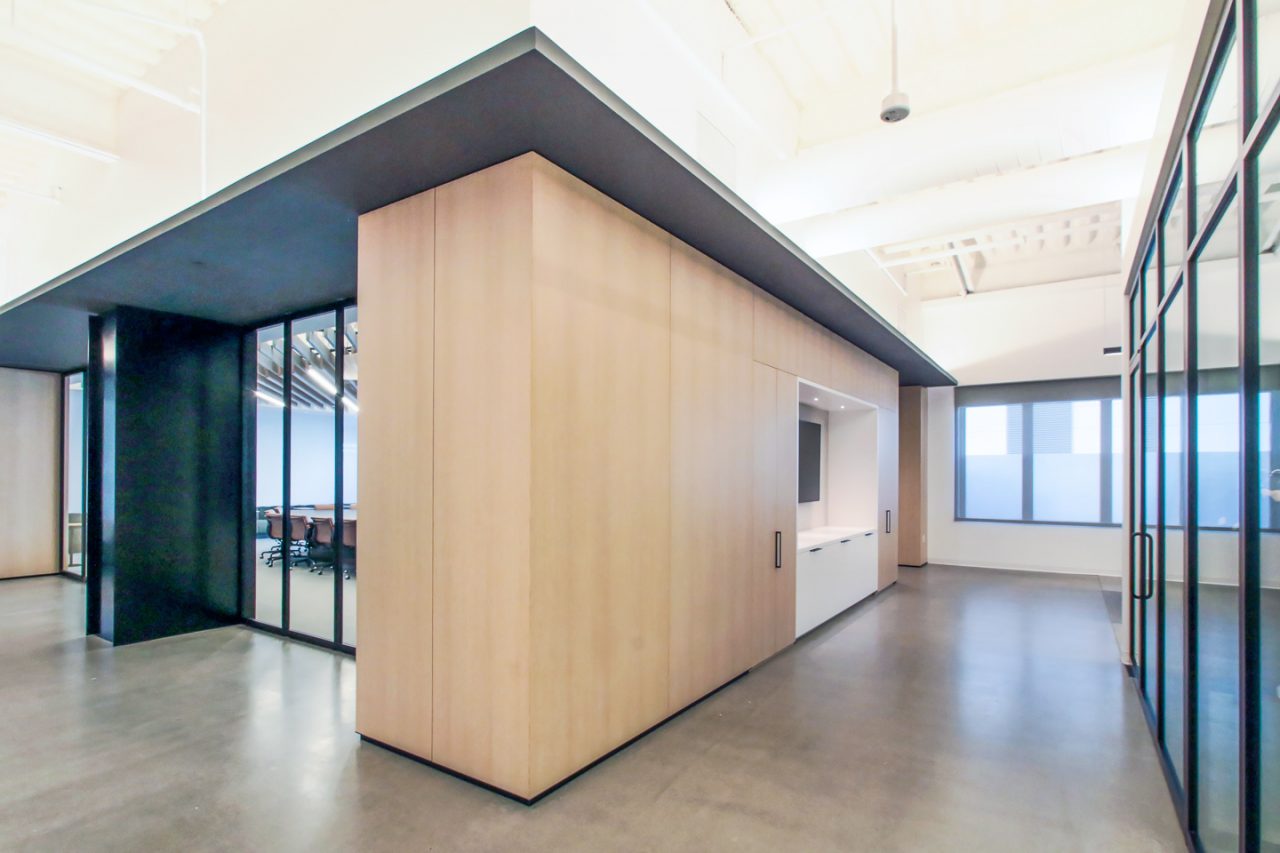 Commercial millwork at HGGC - Elements Manufacturing